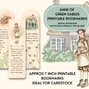 Anne of Green Gables Bookmarks Printable, Literary Bookmarks With ...