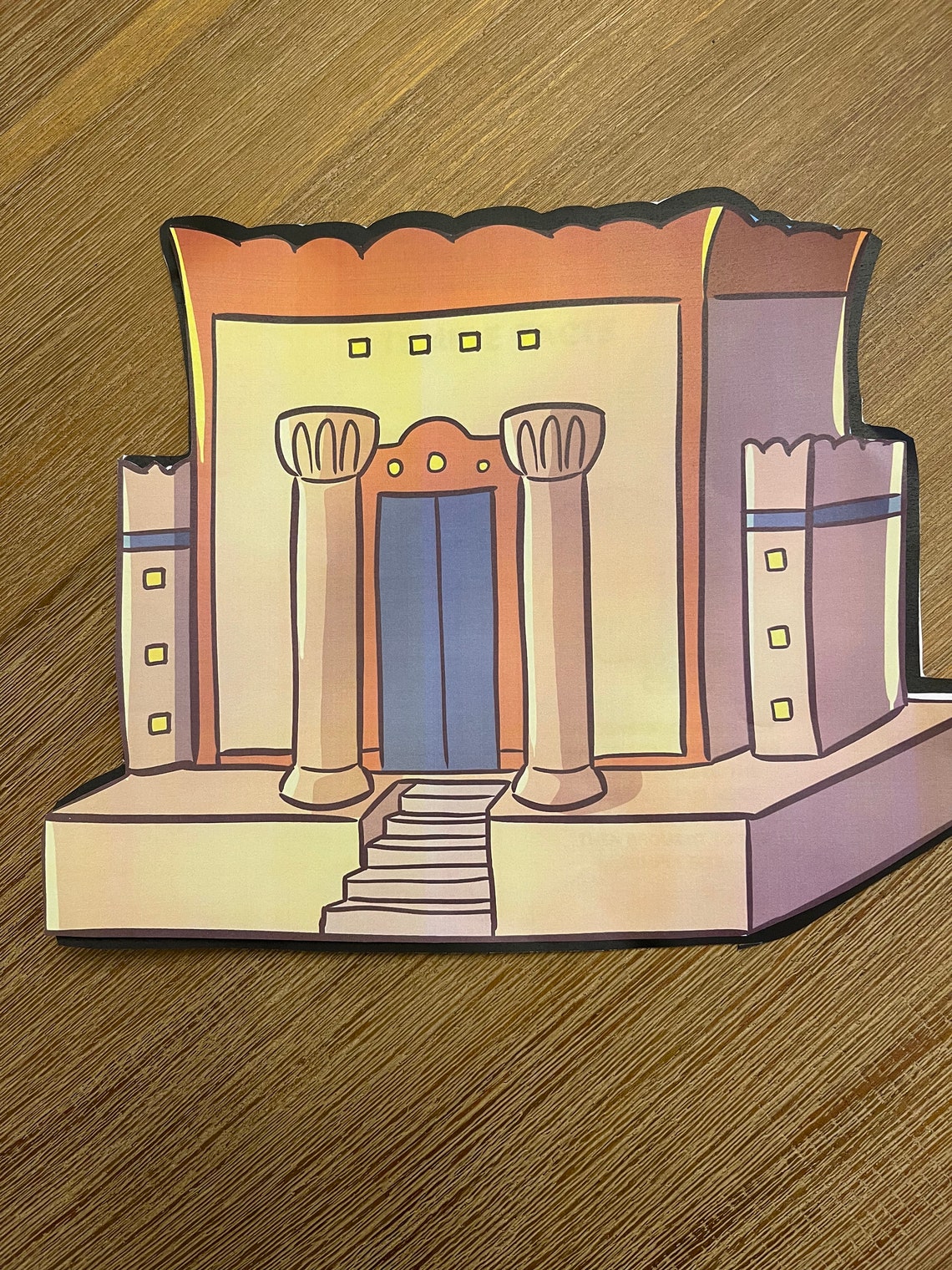 Solomon Builds the Temple | Bible Story Craft | Lift the Flap Activity ...