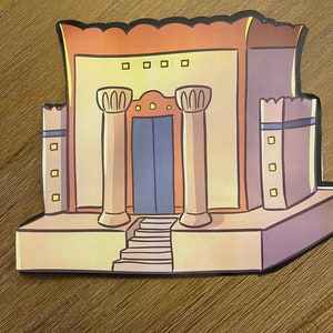 Solomon Builds the Temple | Bible Story Craft | Lift the Flap Activity ...