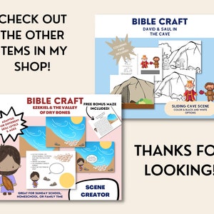 Jonah and the Tree Craft | Tell the End of Jonah's Story! - Etsy