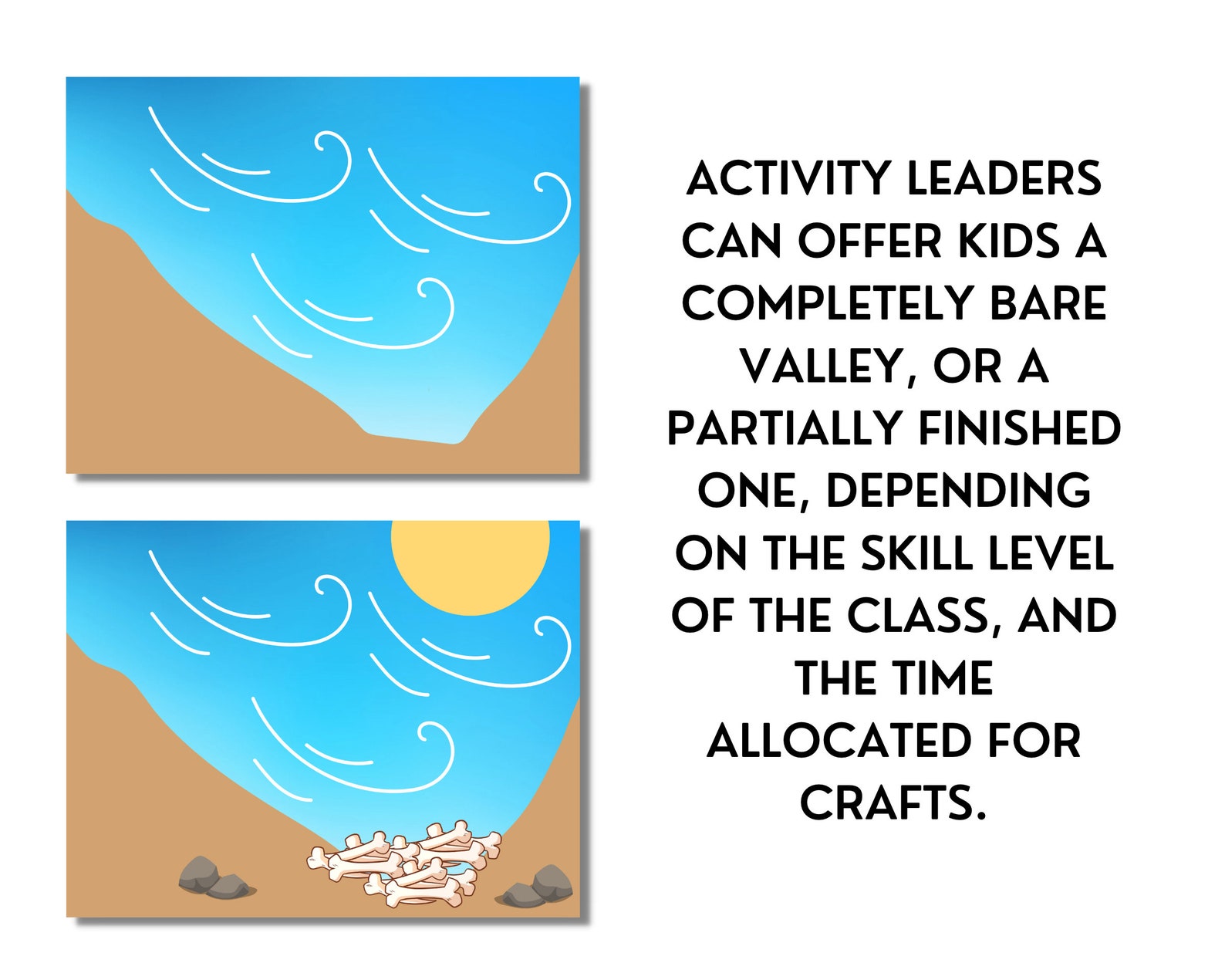 Ezekiel and the Valley of Dry Bones Craft | Sunday School Bible Story ...