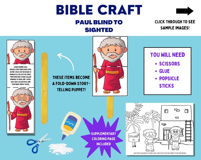 Paul & Silas Bible Story Craft | Sunday School Pipe Cleaner Craft With ...
