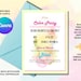 Color Party Invitation | Rep Your Color Party Invitation | Editable in ...