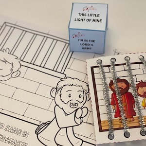 Paul & Silas Bible Story Craft | Sunday School Pipe Cleaner Craft With ...