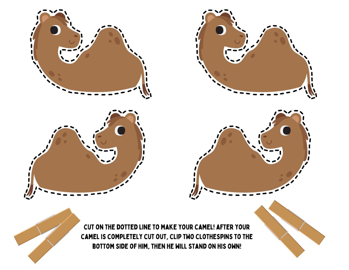 Isaac and Rebecca Bible Story Craft | Servant Meets Rebecca Scene ...