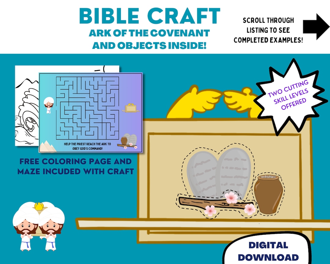 Ark of the Covenant Craft | Priests Crossing Jordan | David and the Ark ...