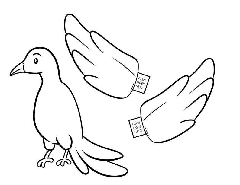 Jesus Baptism by John the Baptist Craft | Easy Dove Craft With Flapping ...