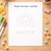Trace the Face – Excited | Emotion Tracing Worksheet for Preschool ...