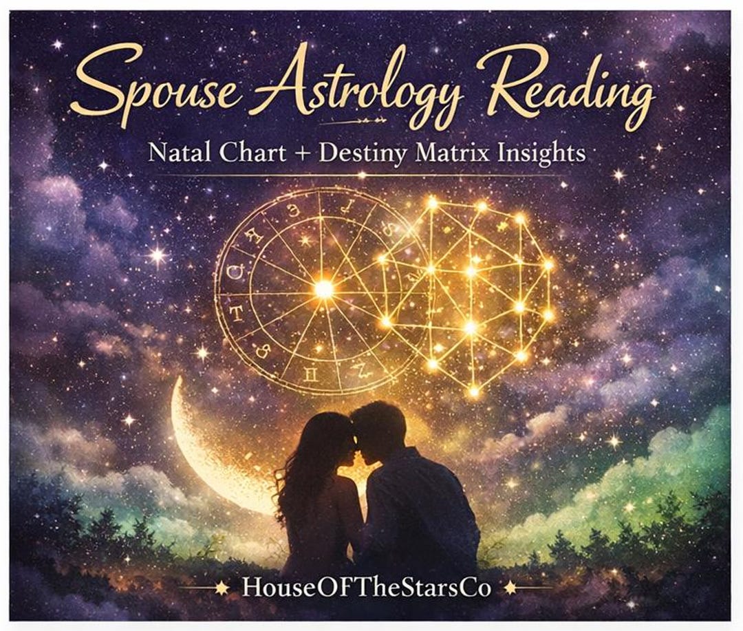 Spouse Astrology Reading – Natal Chart & Destiny Matrix Insights - Etsy