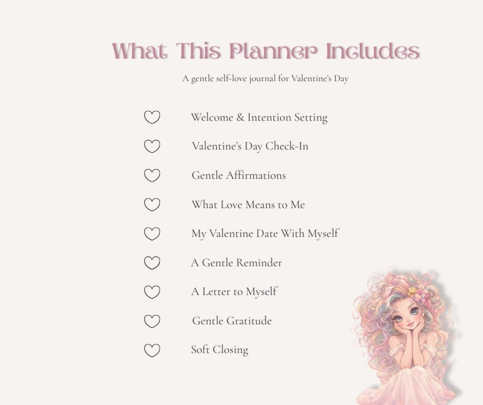 Be Your Own Valentine - Gentle Self-love Journal | Valentine’s Day ...