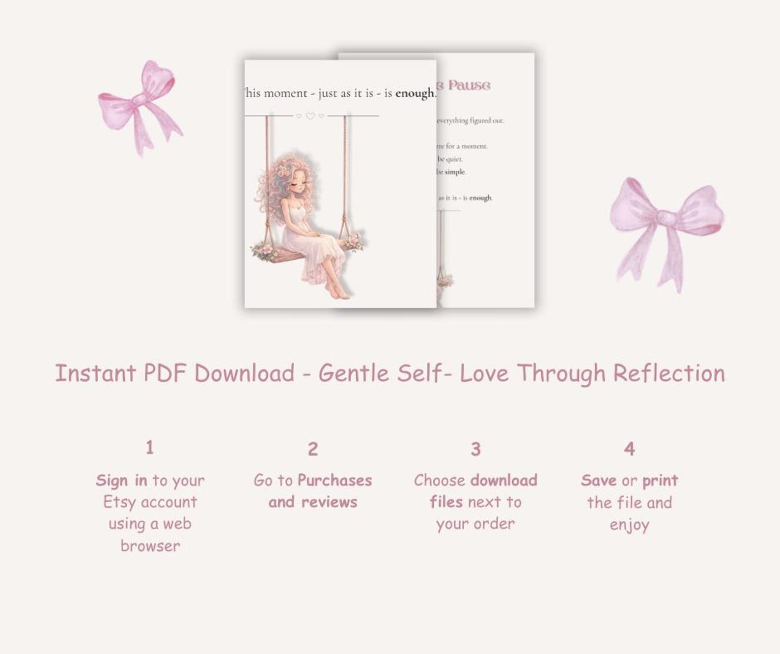 Be Your Own Valentine - Gentle Self-love Journal | Valentine’s Day ...
