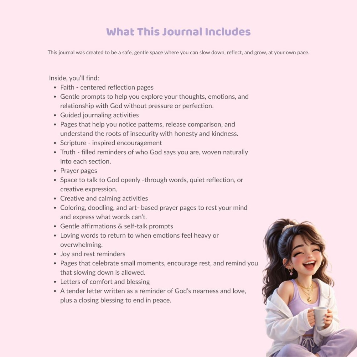 Christian Teen Girl Journal | Faith-based Self Love & Reflection ...