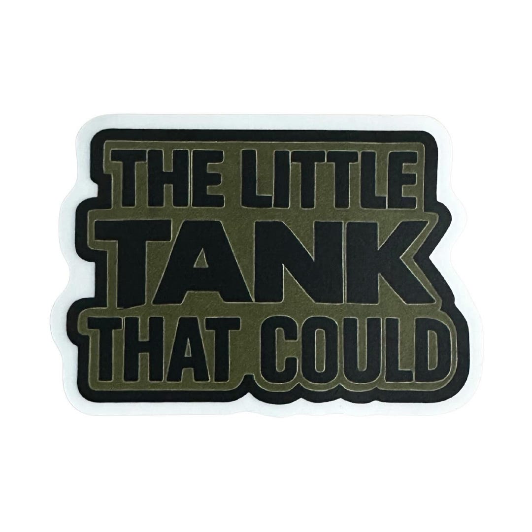 The Little Tank That Could Sticker | Compact 4x4 Decal | Funny Off-road ...