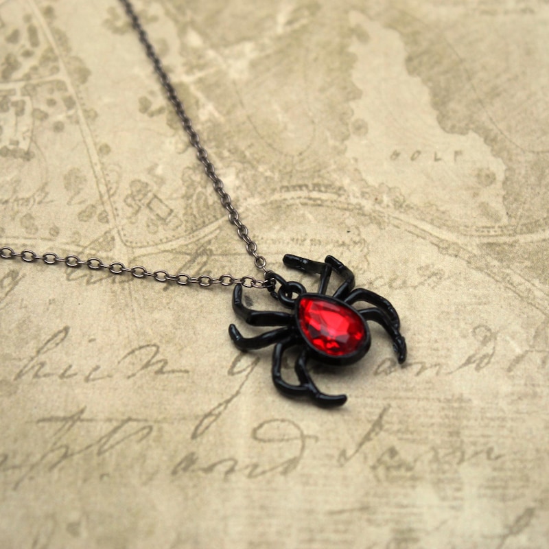 Spider Necklace - Etsy