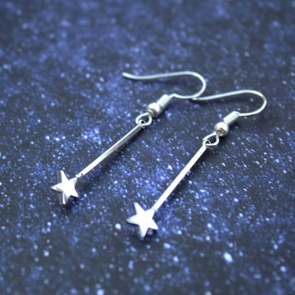 Silver Wire Earrings - Etsy