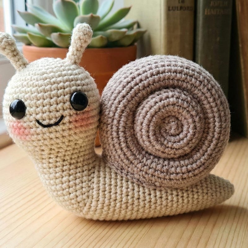 Stuffed Snail - Etsy