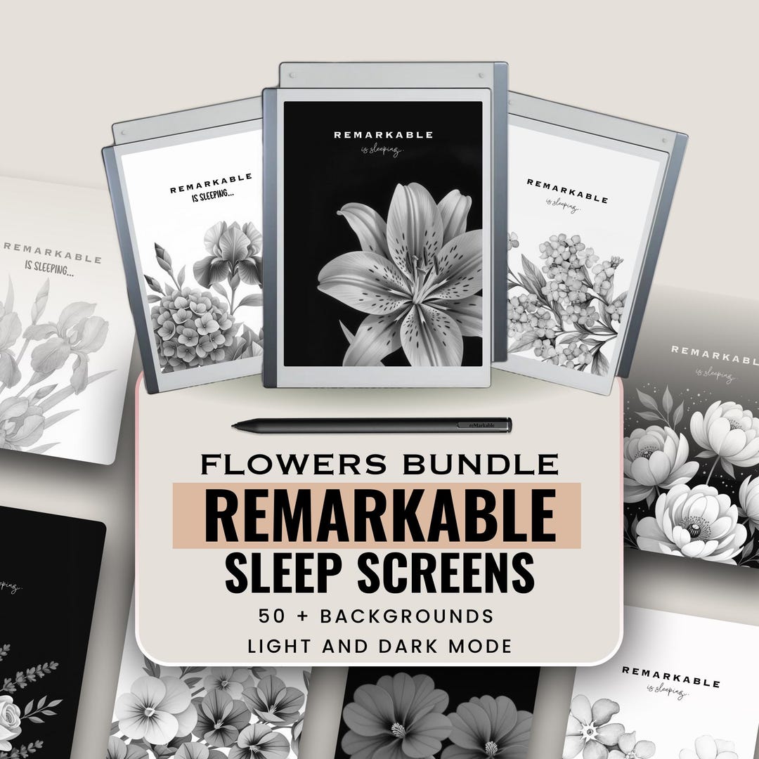 Floral Screensaver Remarkable 1 & 2 | 50+ Minimalist Sleep Screens ...