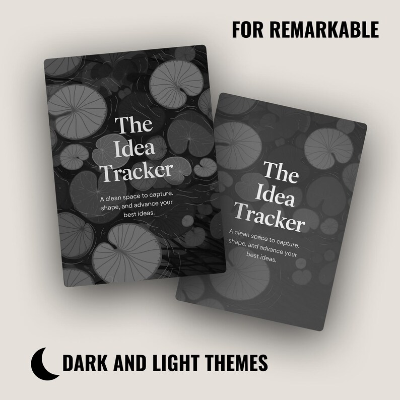 Remarkable Idea Tracker Templates – Digital Mind Map, Notes Bundle (PDF ...