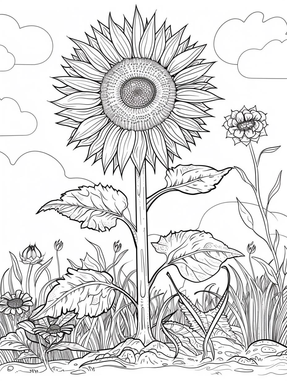 Botanical Coloring Pages – Nature, Plants, Fruits & Mushrooms Printable ...