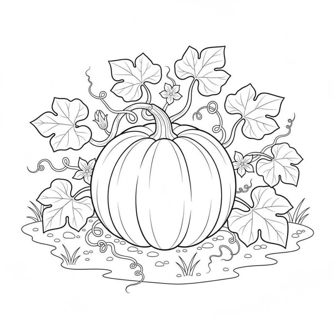 Botanical Coloring Pages – Nature, Plants, Fruits & Mushrooms Printable ...