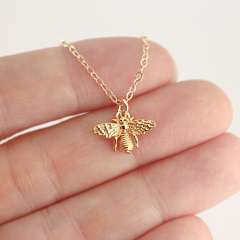 Bee Necklace - Etsy