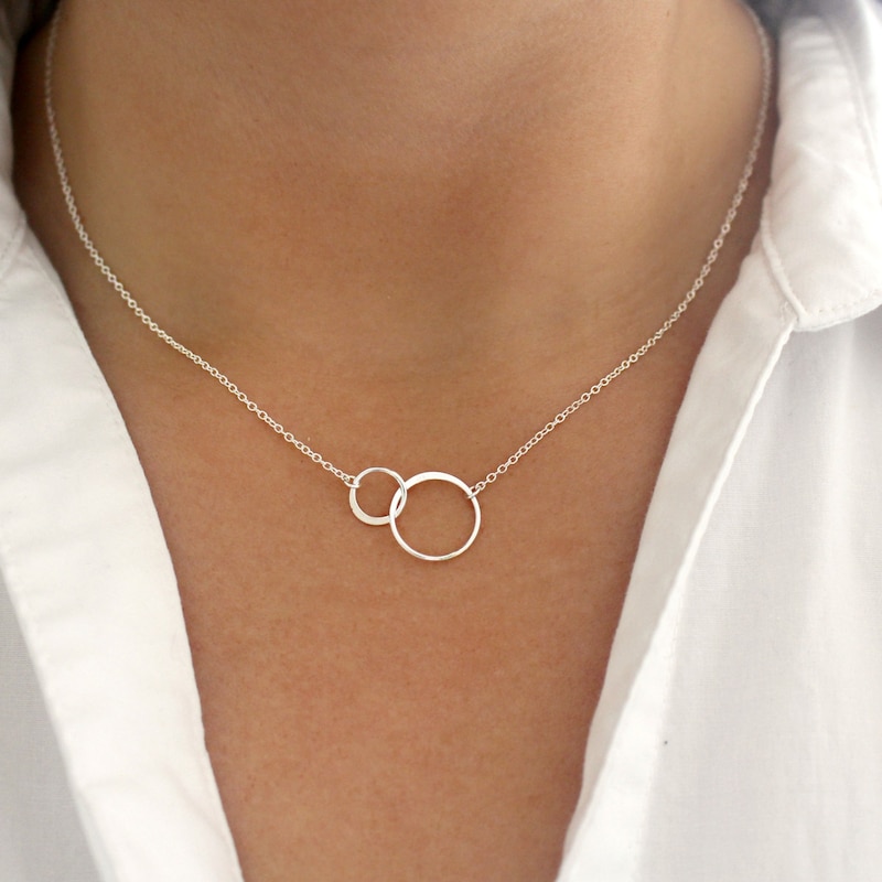 Double Infinity Silver Charm - Etsy