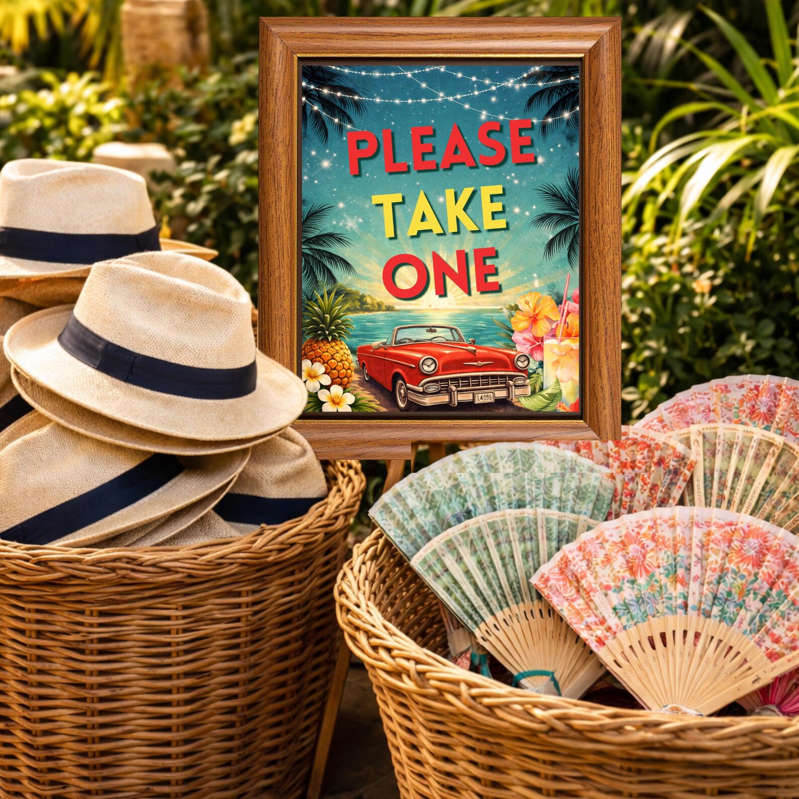 Cuban Birthday Invitation Party Decorations Bundle, Havana Nights ...