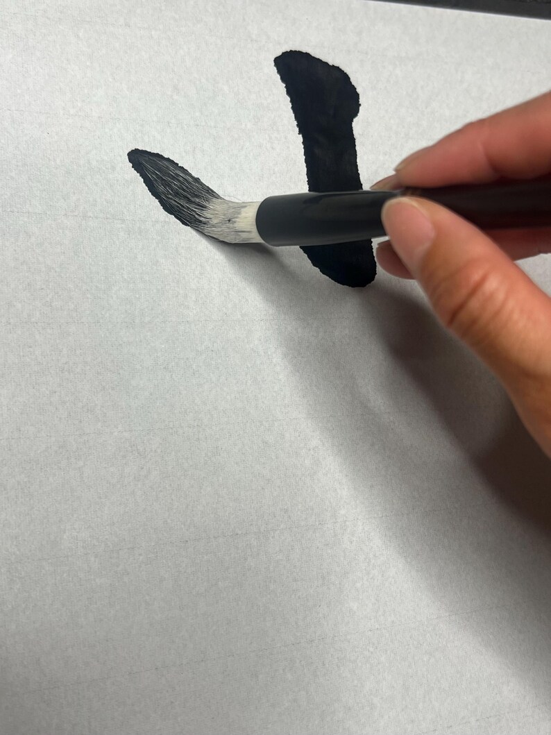 Hikari 光 – Original Japanese Calligraphy Art, Handwritten Sumi Ink Wall ...