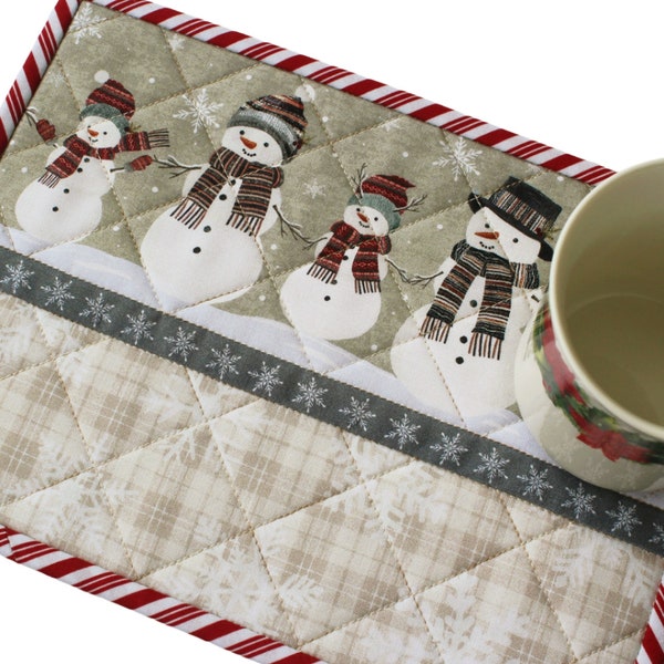 Snowman Mug Rugs - Etsy