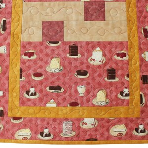 Quilted Table Runner, Cakes Table Quilt, Bakery Delights, 40.50x16.50 ...