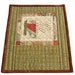 Quilted Mug Rug Tea Themed Green Brown Snack Mat - Etsy