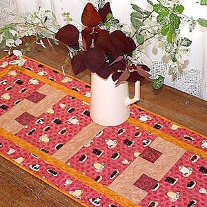 Quilted Table Runner, Cakes Table Quilt, Bakery Delights, 40.50x16.50 ...