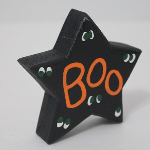 Halloween Decoration Boo Star Love Chunk - Etsy
