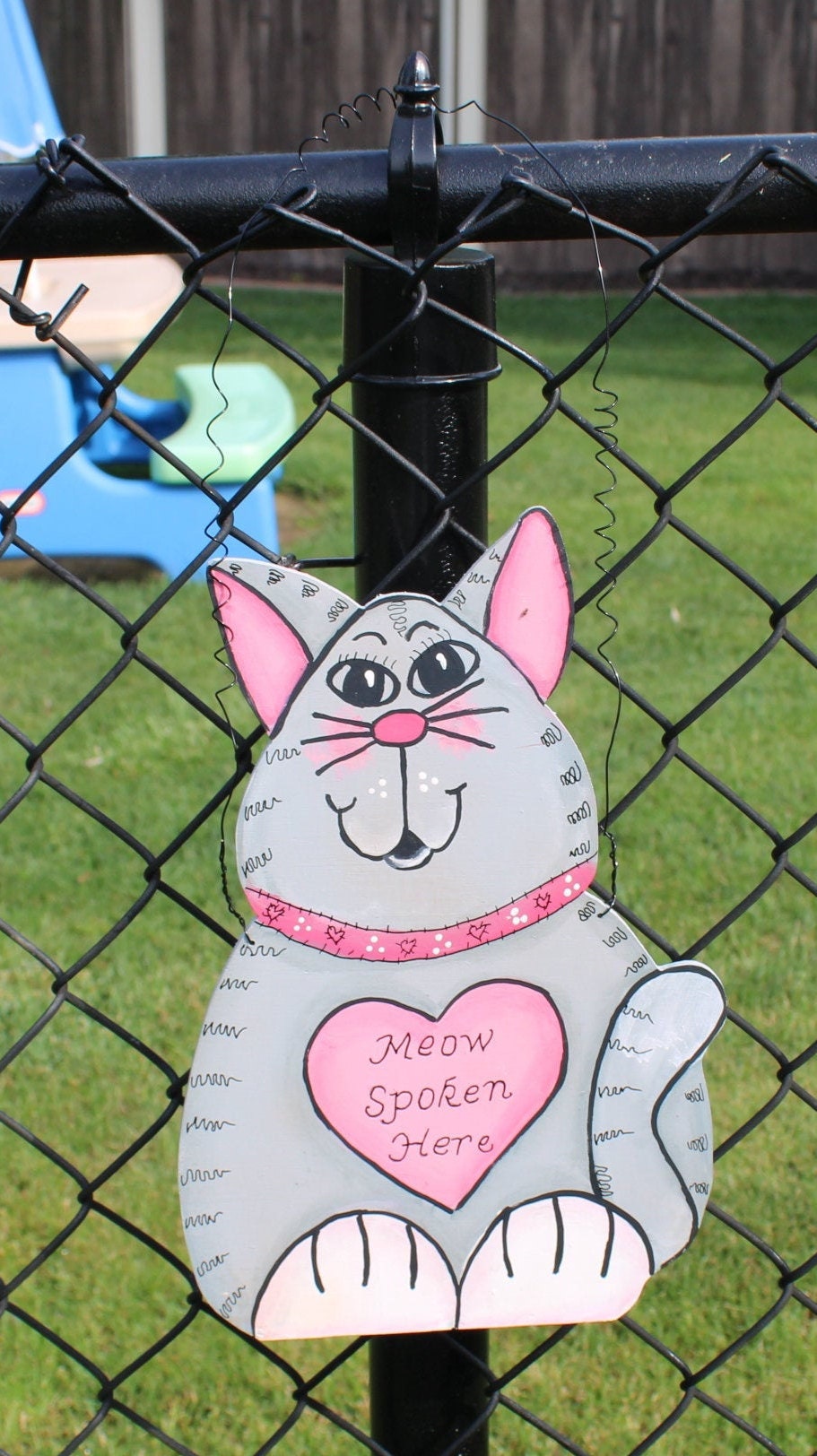 Cat Wall / Door Sign Cat / Kitten Sign meow Spoken - Etsy