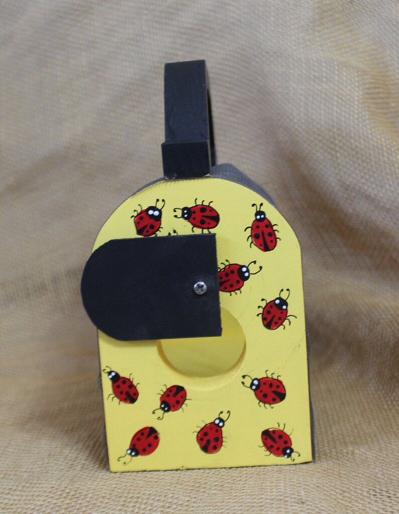 Lady Bug Hand Painted Wooden Bug Box Bug Cage Bug Home | Etsy