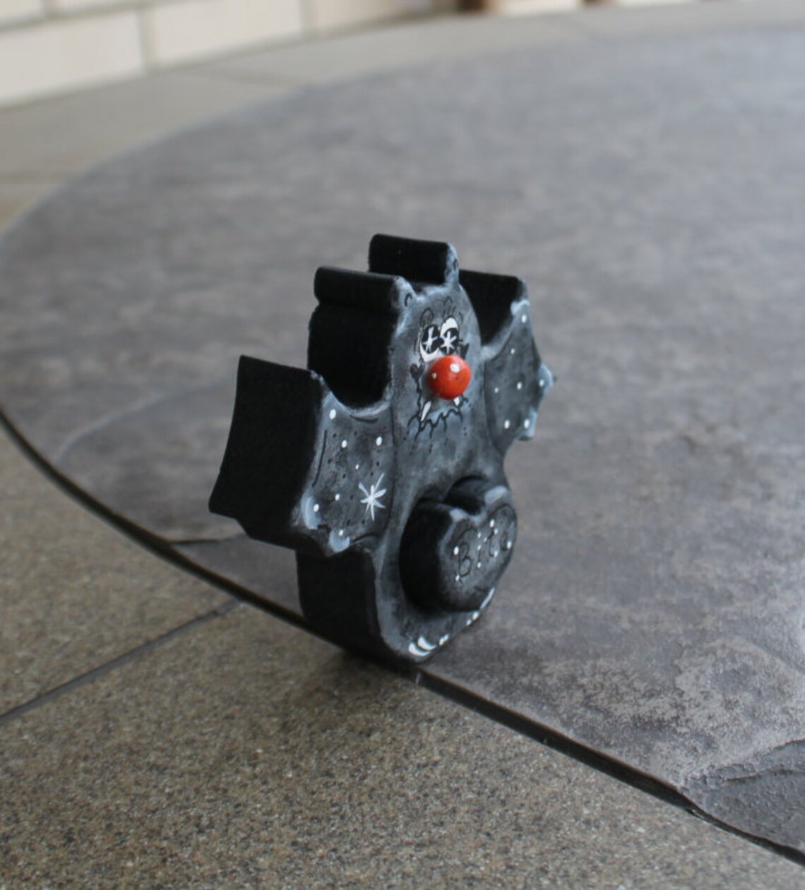Halloween Decoration Bat Love Chunk With 3D Nose - Etsy