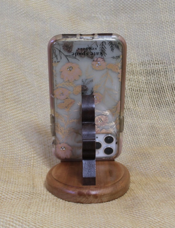 Handmade Mobile Phone Holder Cell Phone Stand in Pennsylvania Cherry ...