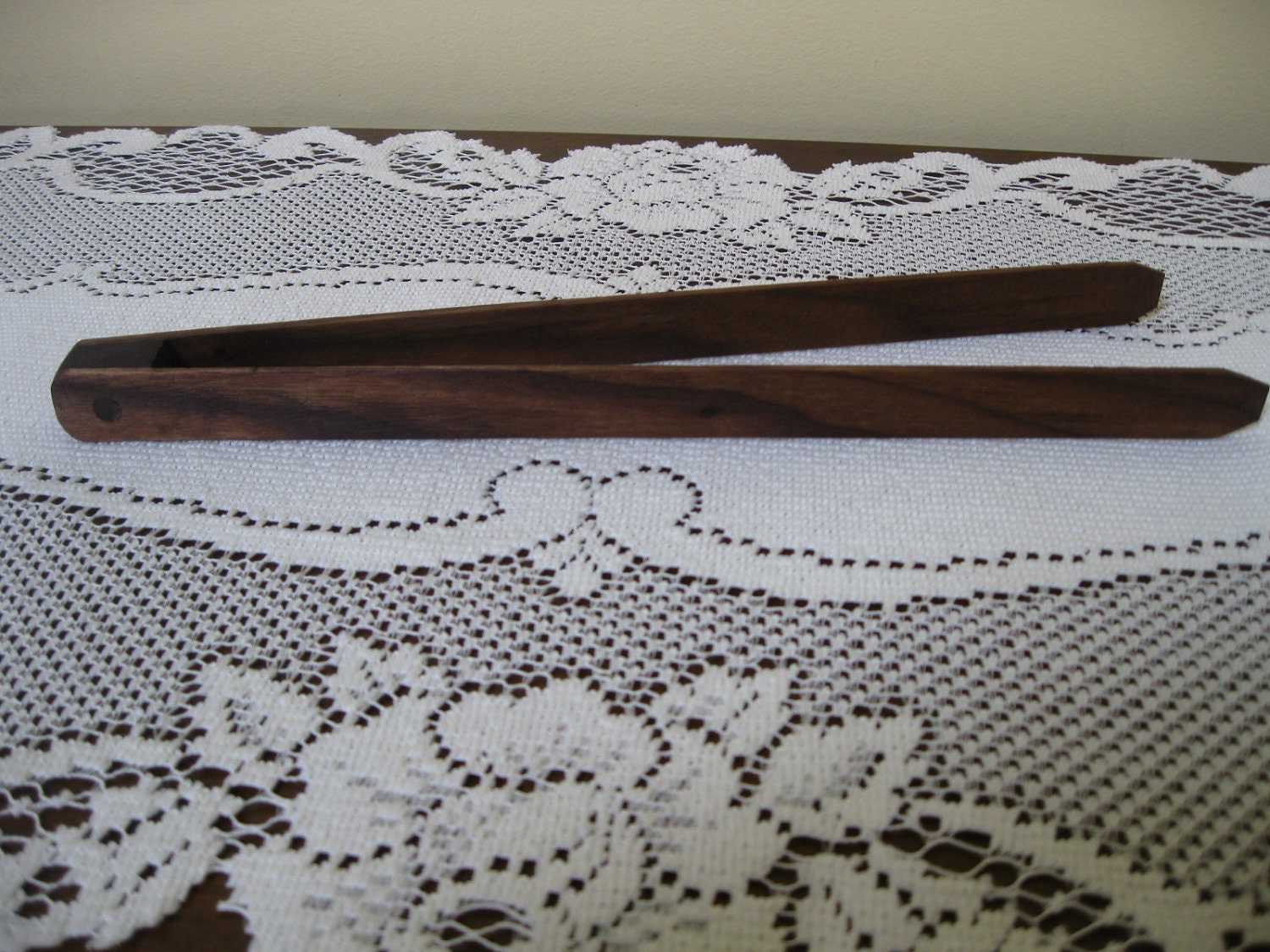 Walnut Handmade Hardwood Kitchen Tongs Great for Toast or - Etsy