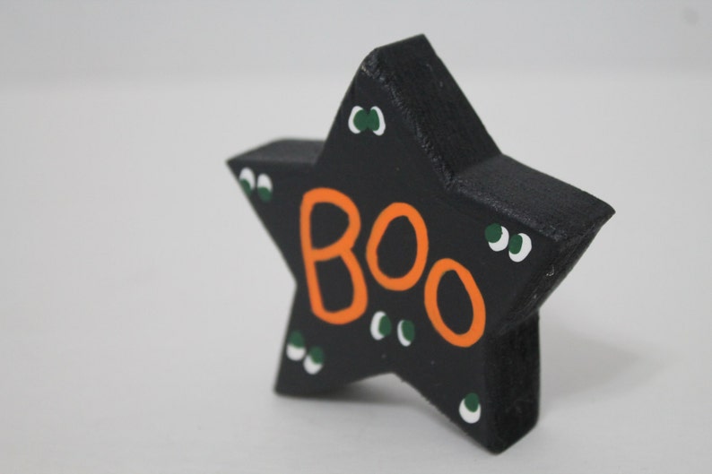 Halloween Decoration Boo Star Love Chunk - Etsy