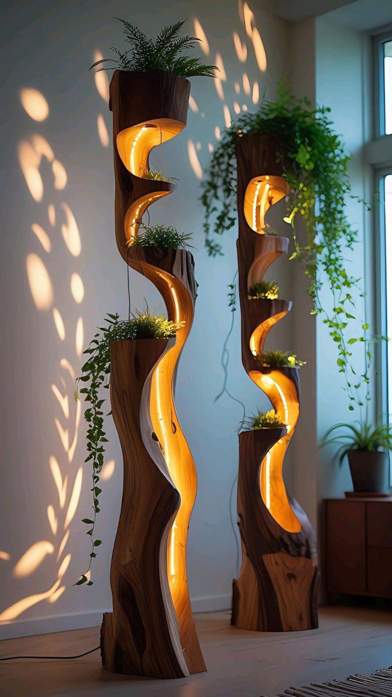 Illuminated Sculpture Lamp DIY Guide | Organic Metal Light Decor ...