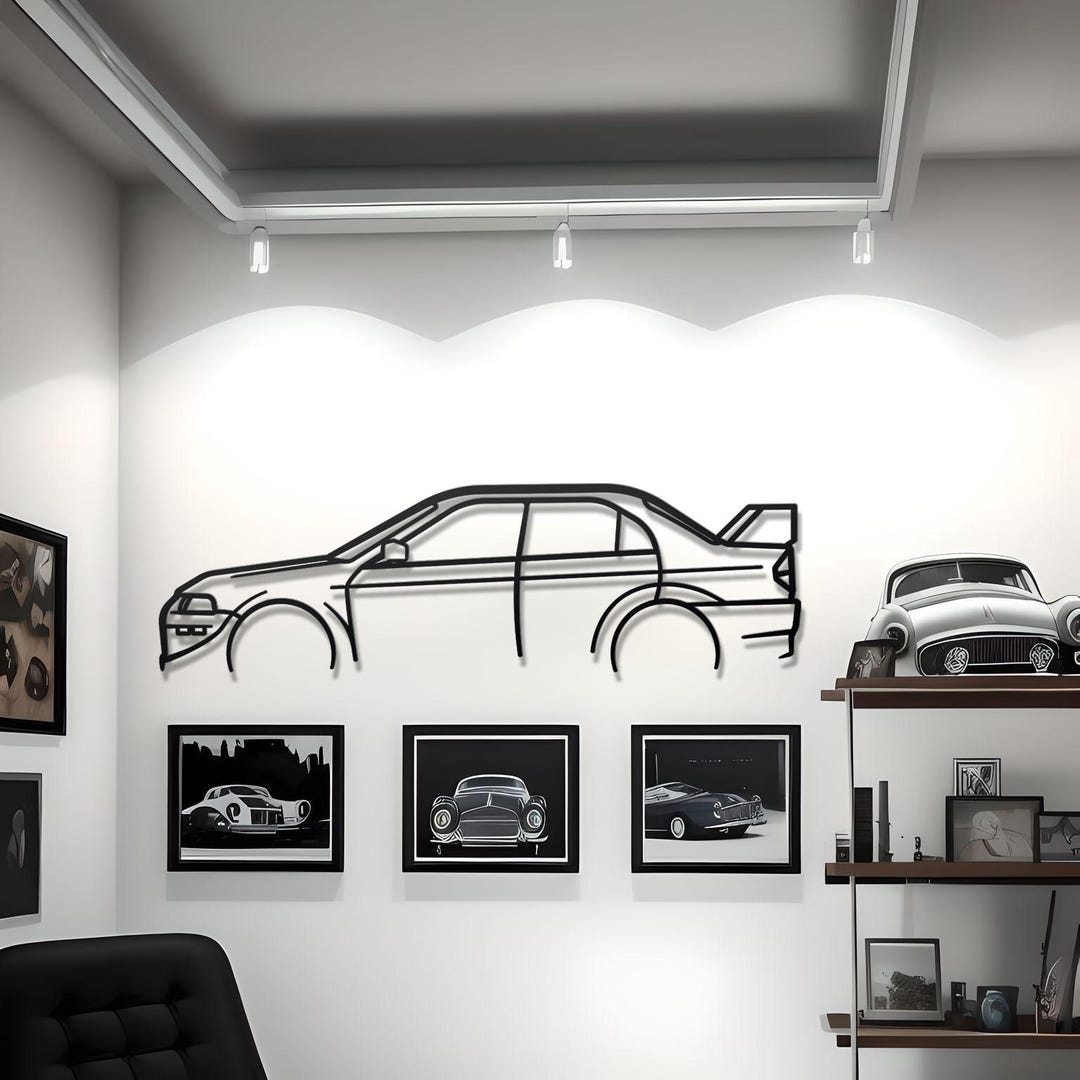 1999 Mitsubishi Evo 6 Metal Sign | Car Metal Wall Art | JDM Lovers Gift ...