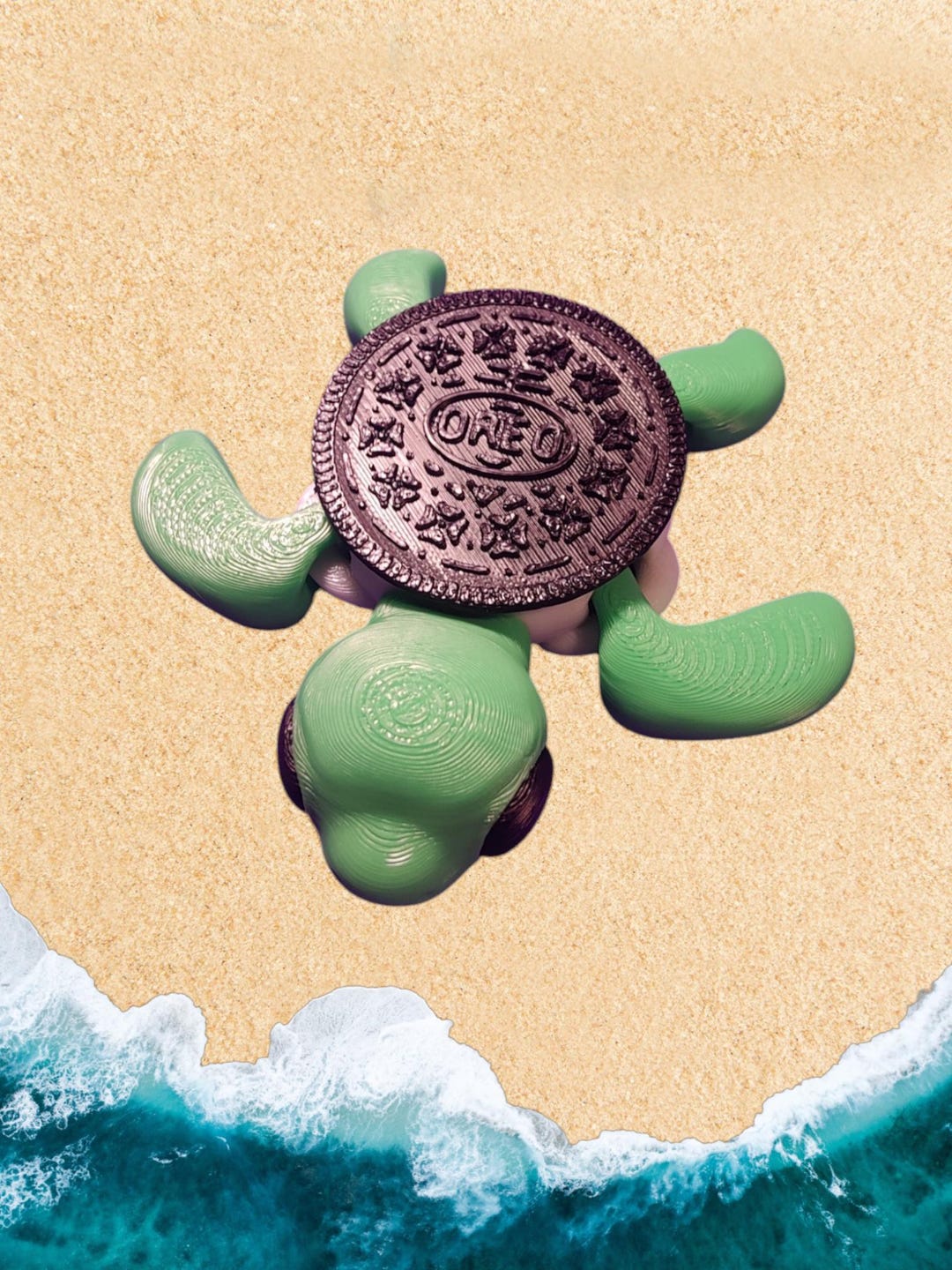 Articulated Turtle With Oreo Shell - Etsy