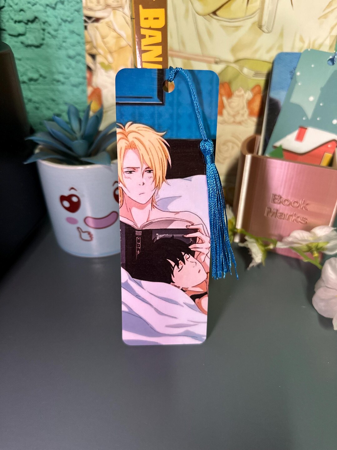 Banana Fish Anime Manga Reading Bookmarks - Ash Lynx and Eiji Okumura ...