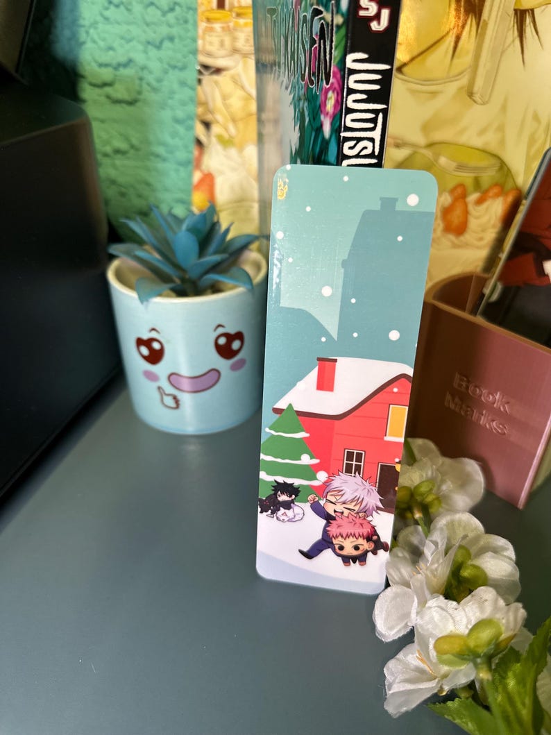 Jujutsu Kaisen Anime Manga Reading Bookmarks - Satoru Gojo Itadori Yuji ...