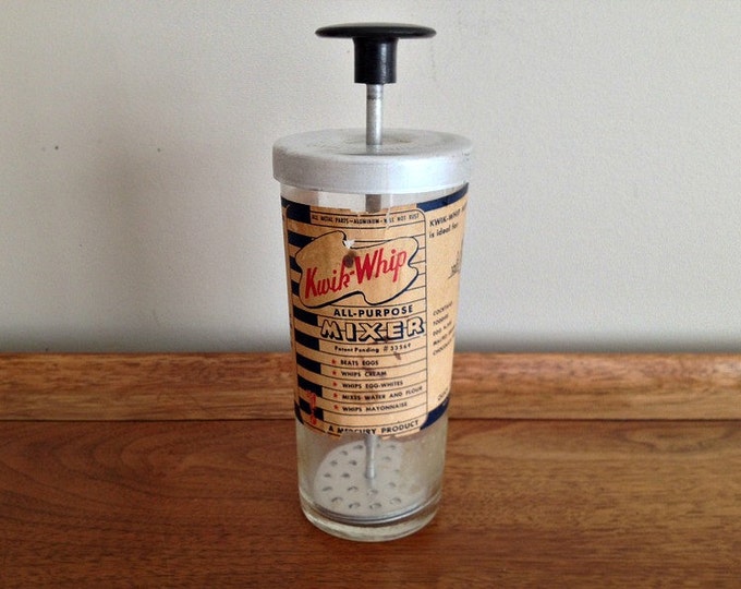 Vintage Kwik Whip All Mixer 1950s Kitchenalia Collectable - Etsy