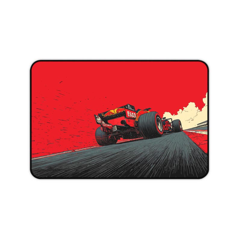 F1 Racer Formula 1 Deskmat | Racing Mouse Pad | Gaming Desk Mat ...