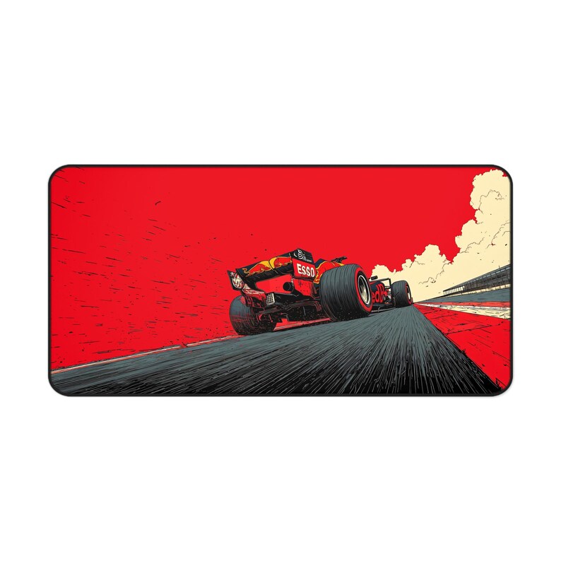 F1 Racer Formula 1 Deskmat | Racing Mouse Pad | Gaming Desk Mat ...