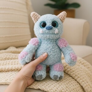 Crochet Pattern Sully Monster | Plush Amigurumi | Digital Download - Etsy