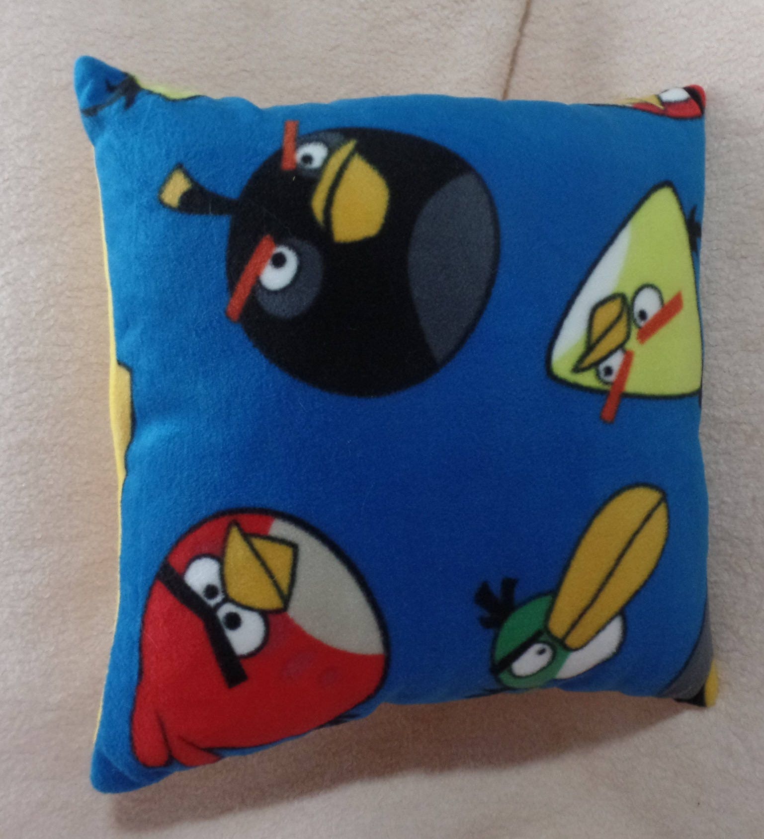 Blankets & Throws Angry Birds Handmade Quilted throw Bedding Home ...