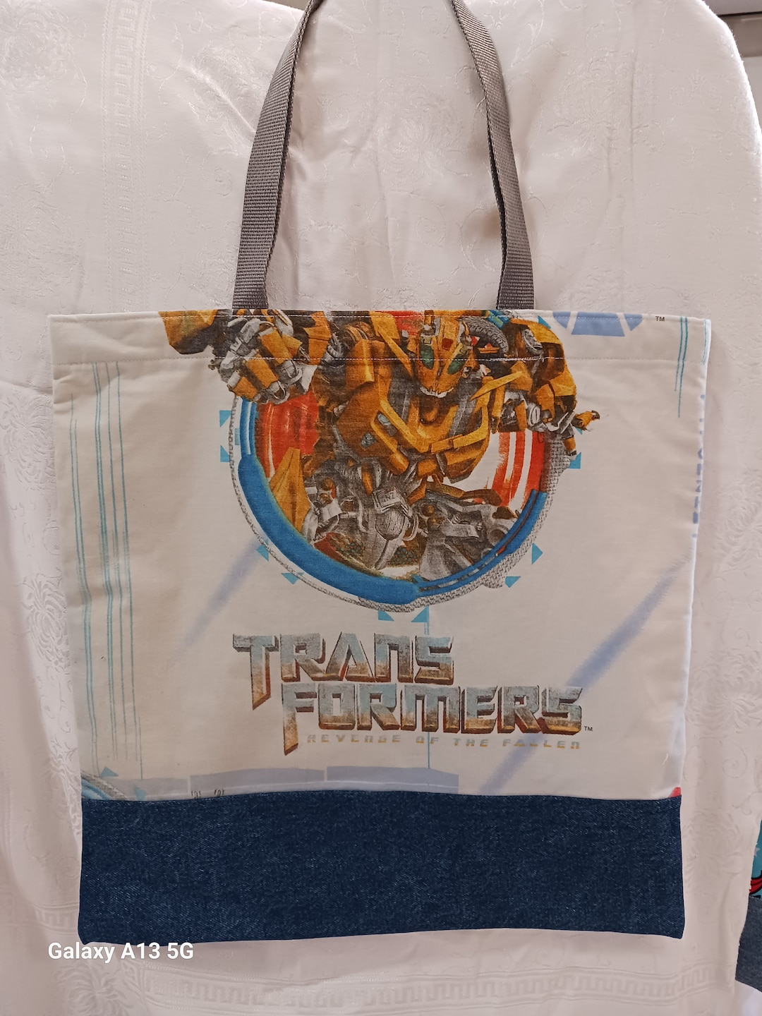 Transformers Vintage Sheet Fabric Tote Shopping Bag - Etsy